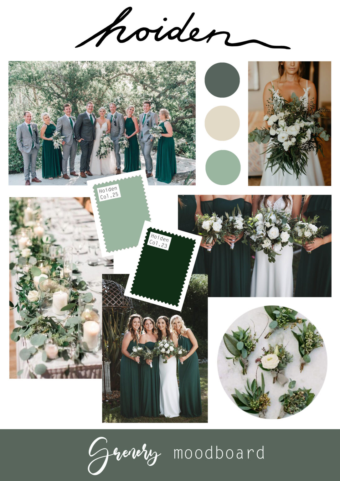 Custom Made Bridesmaid Dresses - Hoiden